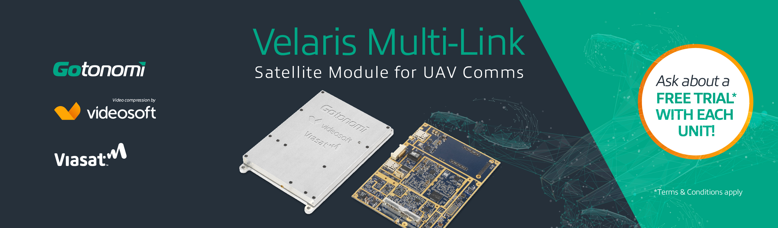 Gotonomi & Videosoft partner to simplify UAV live video streaming